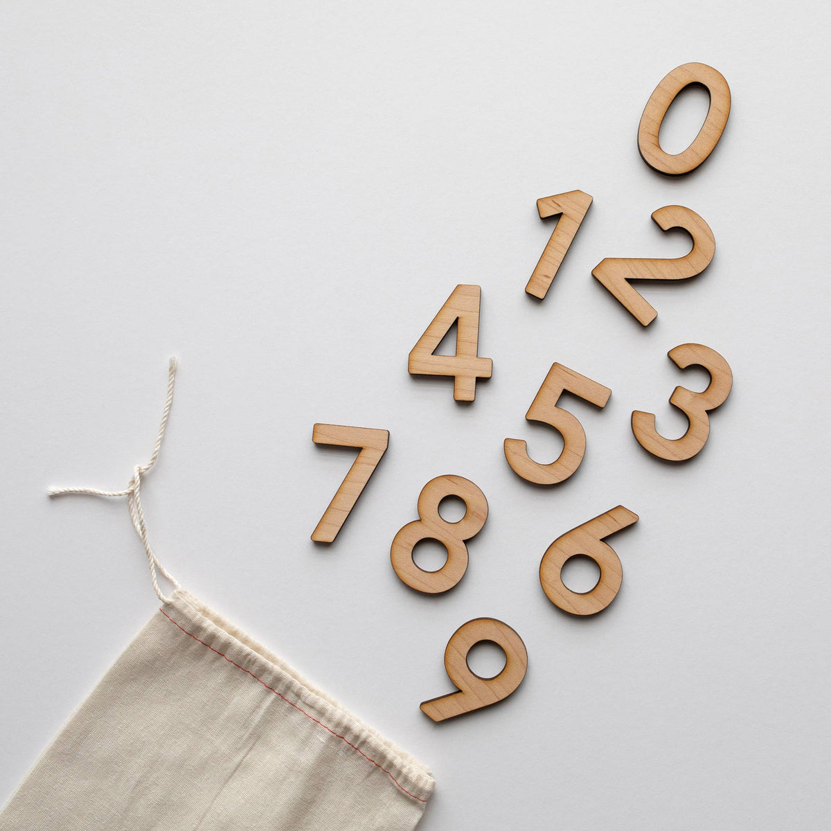 Wooden Number Set • Numerals & Math Equation Signs, Maple – Raising ...